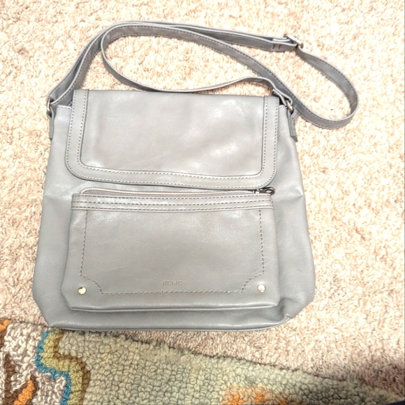 Relic | Bags | Relic By Fossil Gray Crossbody Purse Vegan Leather ...